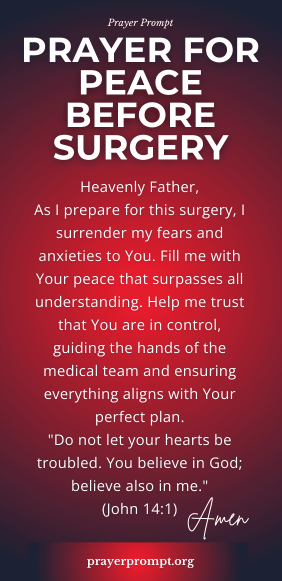 20 Powerful Prayers for Surgery