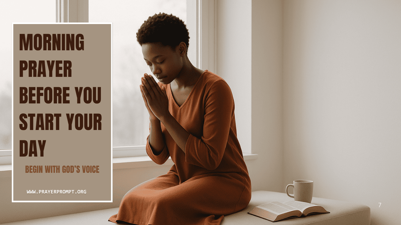 Morning Prayer Before You Start Your Day
