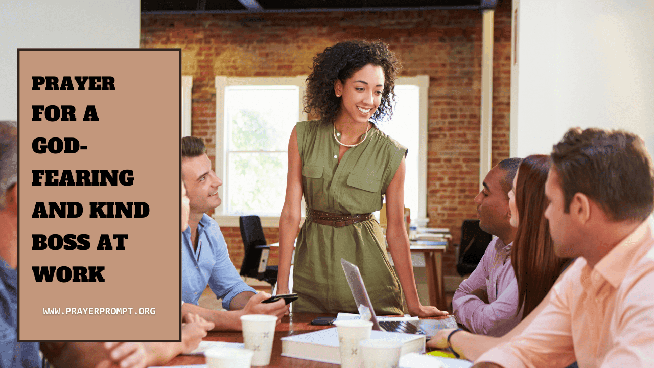 Prayer for a God-Fearing and Kind Boss