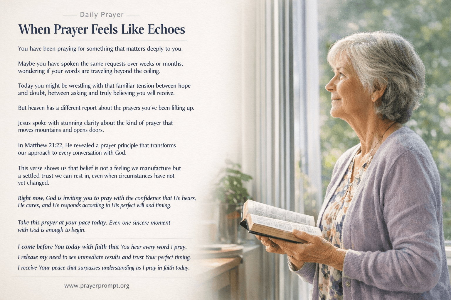 Daily Prayer for March 29 2026: Believing Prayer That Receives