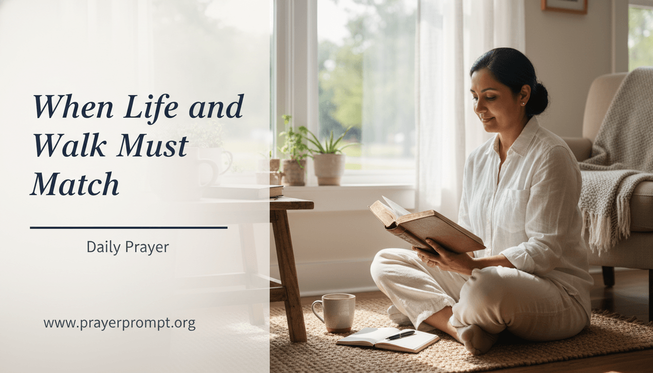 Daily Prayer for June 1, 2026: Walk by the Spirit | PrayerPrompt